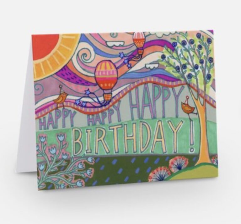 Happy Birthday Greeting Card – PS Enjoy Your Life